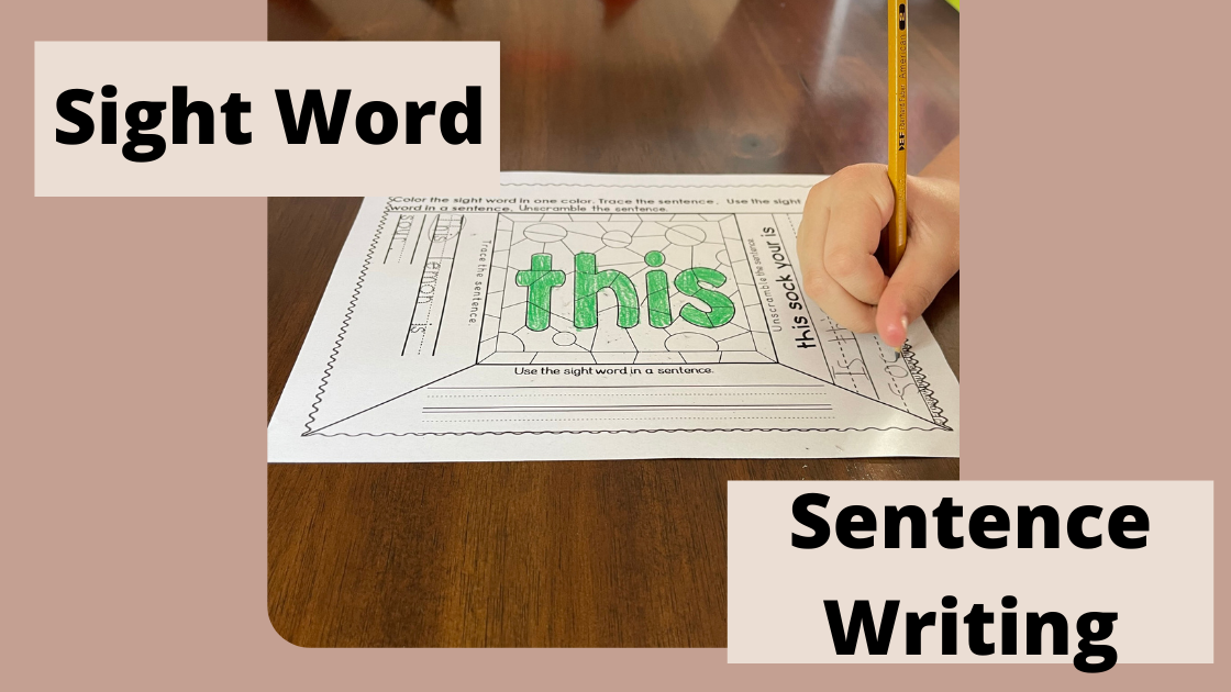 Using Sight Words to Strengthen Sentence Writing – Froggy About Teaching